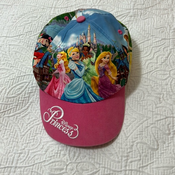 Disney | Accessories | Disney Parks Princess Castle Cap Hat Adjust ...